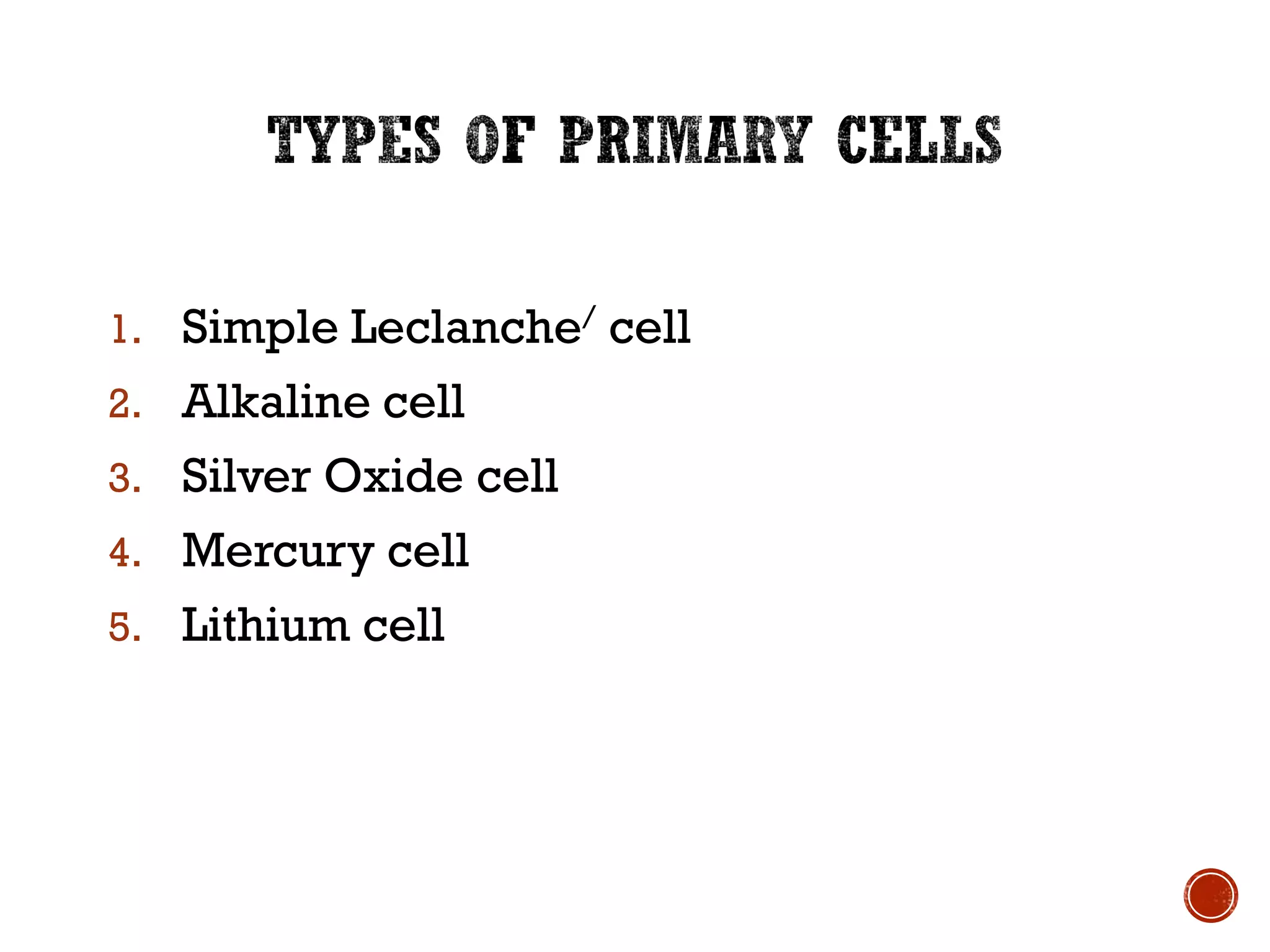 Electric cells for slide share | PDF