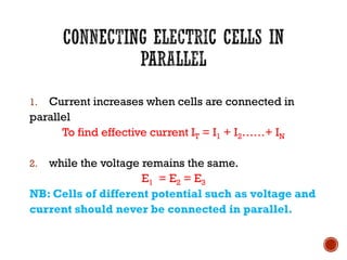 Electric cells for slide share | PDF