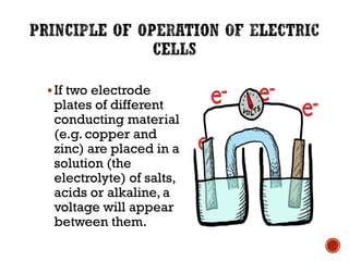 Electric cells for slide share | PDF