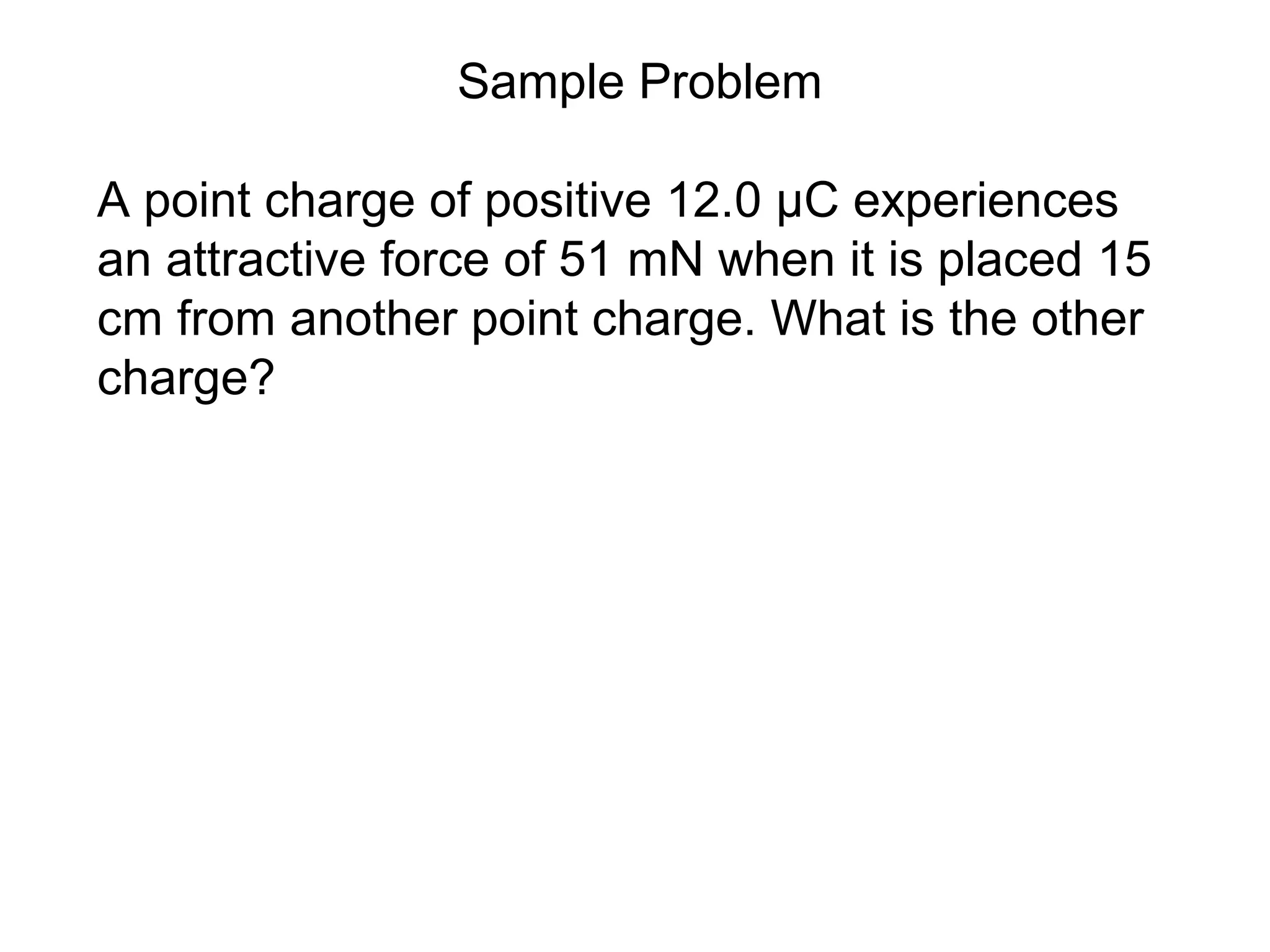 Electric charge and electric field | PPT | Chemistry | Science