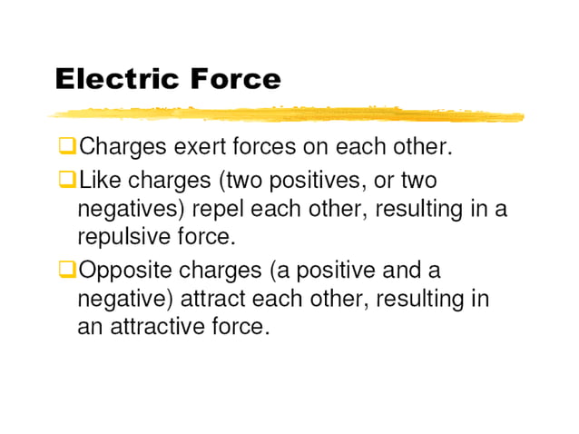 Electric charge and electric field | PPT | Chemistry | Science