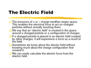Electric charge and electric field | PPT