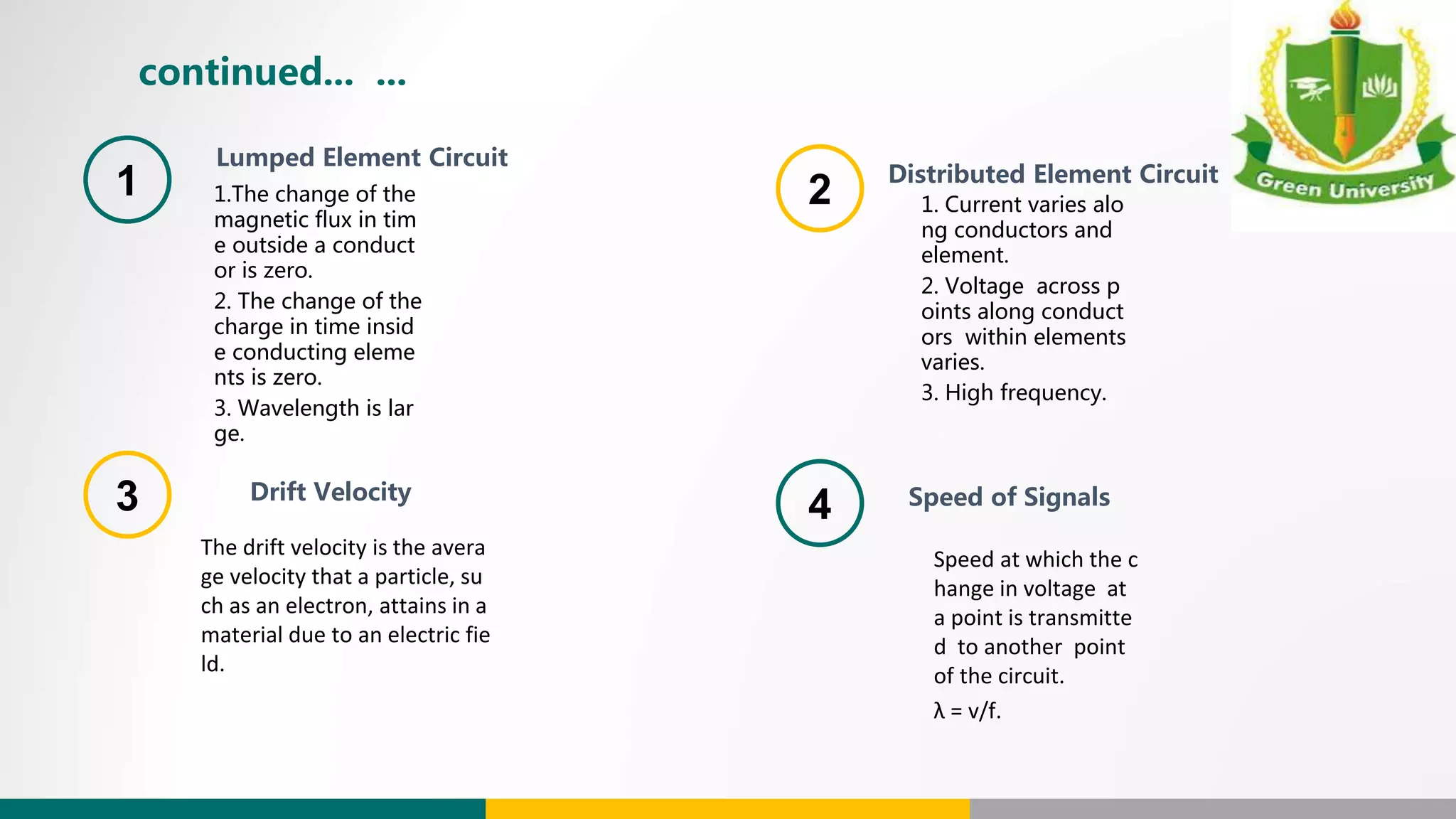 Circuit Theory & EM Field Theory | PPTX