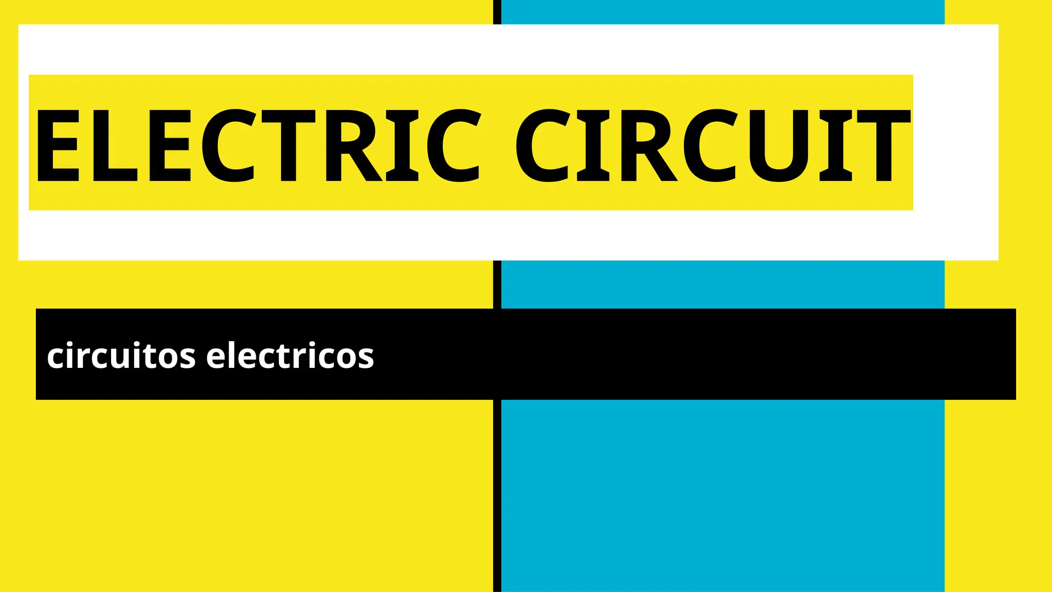ELECTRIC CIRCUIT.pptx presentation technical school | PPTX
