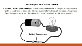 simple electrical circuit grade 5 3rd QT | PPT