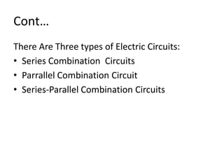 Electric circuits | PPT