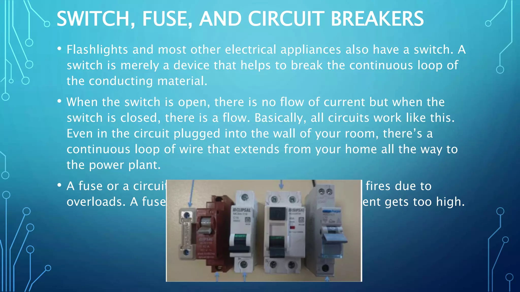 Electric circuits.pptx | Computer Networking | Computing