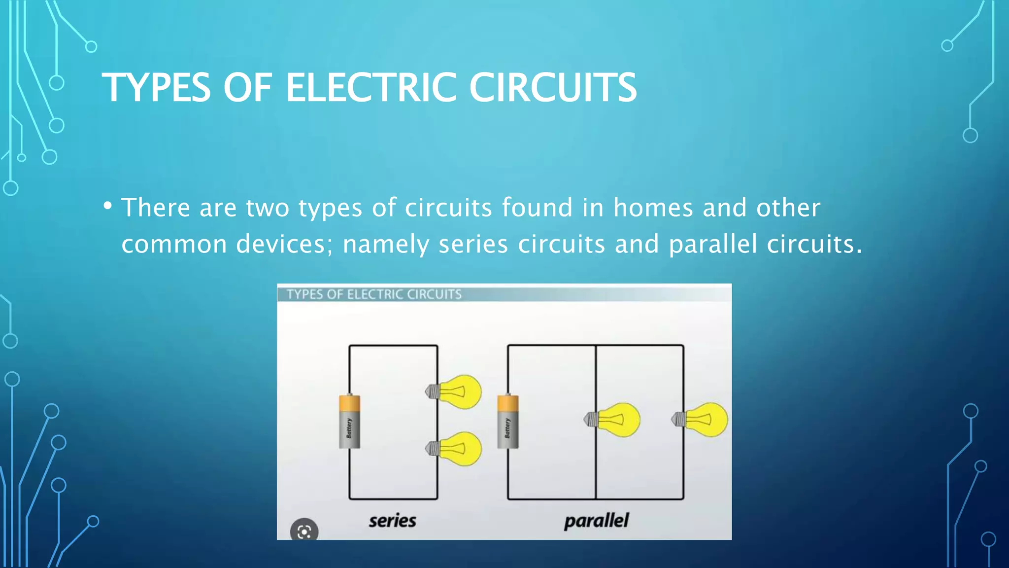 Electric circuits.pptx | Computer Networking | Computing