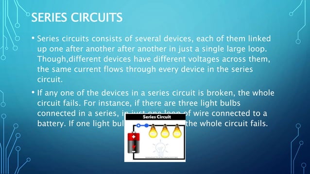 Electric circuits.pptx | Computer Networking | Computing