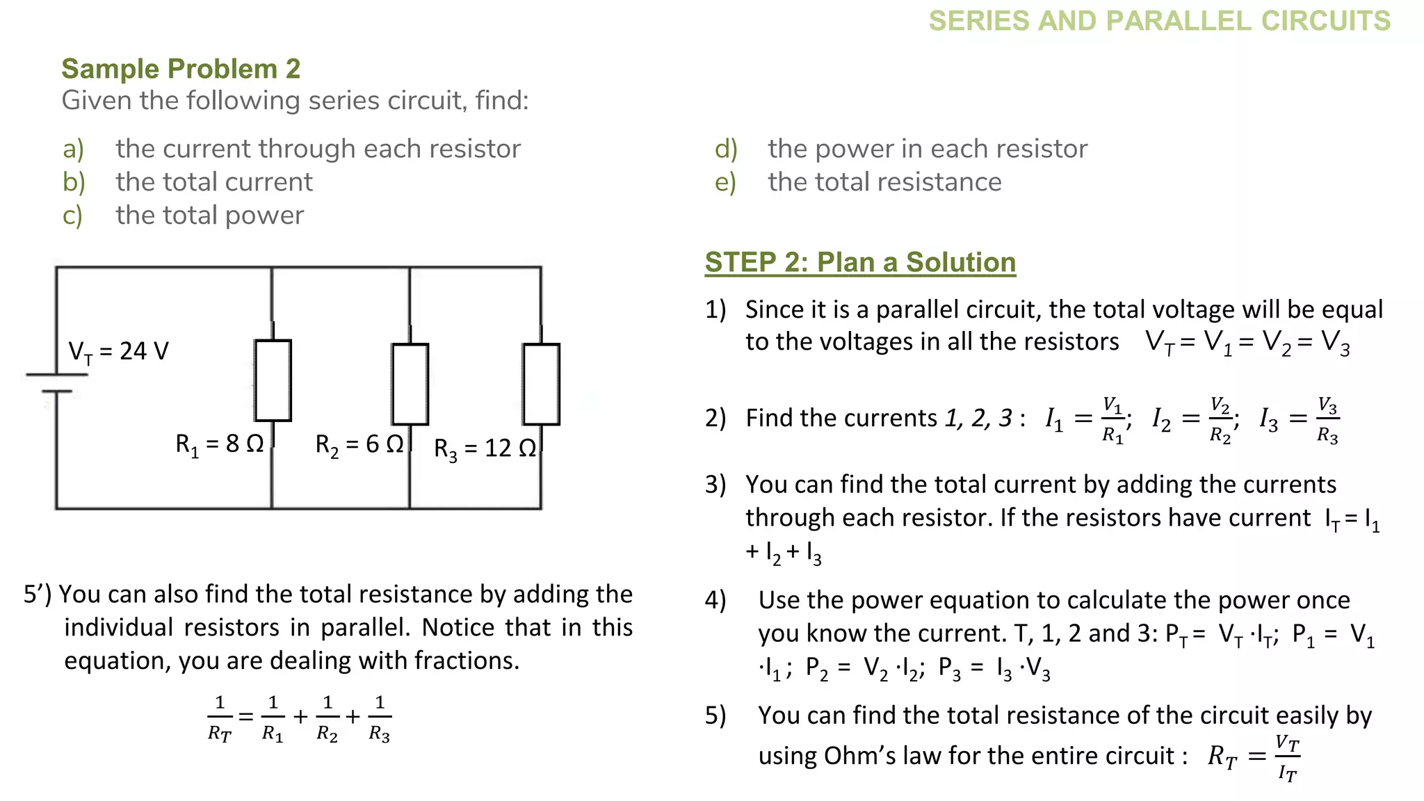 Electric circuits 1 series-parallel | PPTX | Computer Networking | Computing