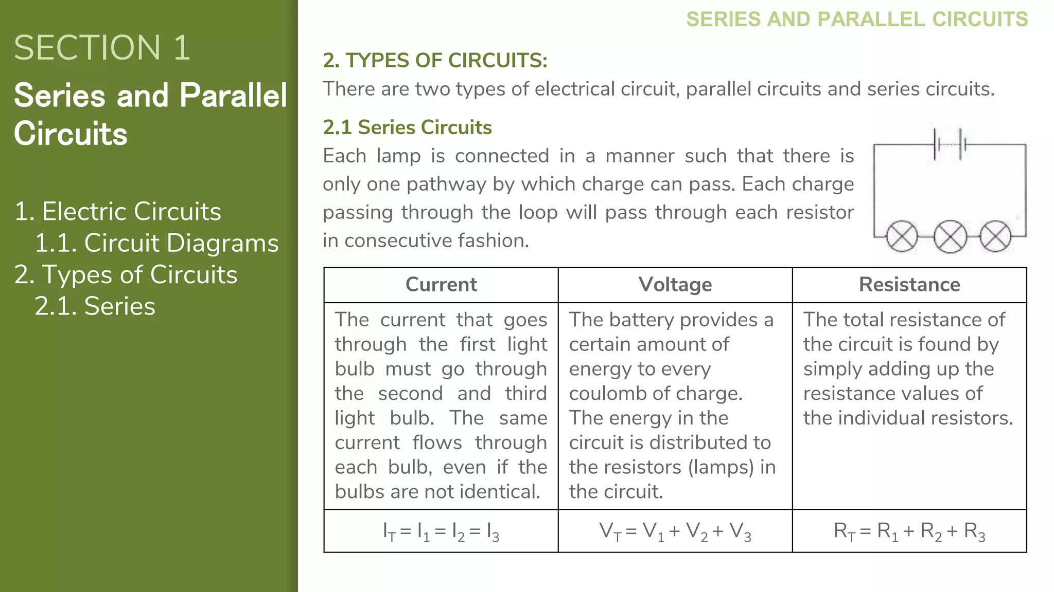 Electric Circuits 1 Series Parallel Pptx Computer Networking Computing