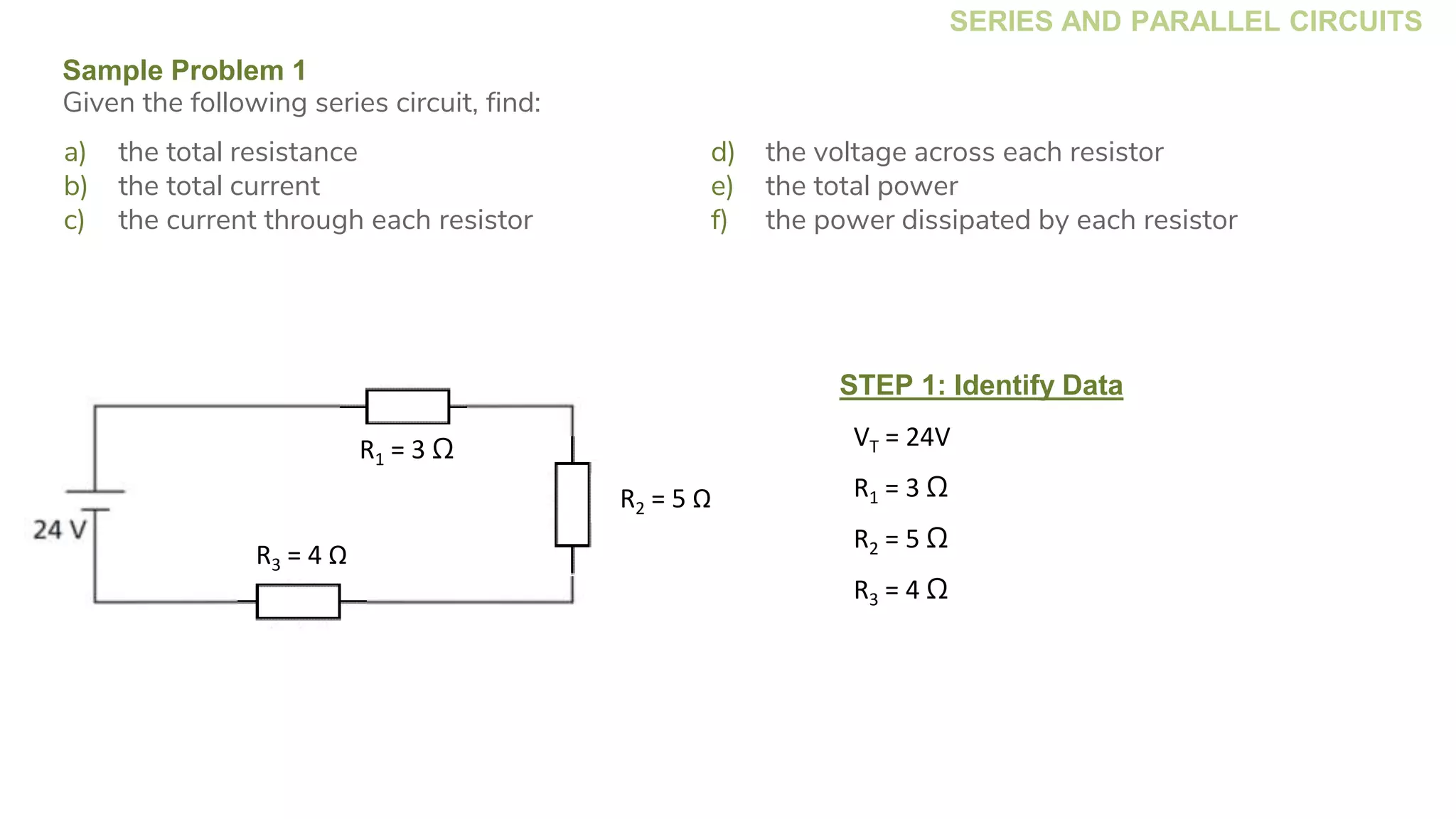 Electric Circuits 1 Series Parallel Pptx Computer Networking Computing