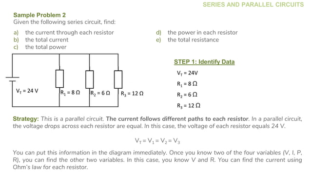 Electric Circuits 1 Series Parallel Pptx Computer Networking Computing