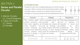 Electric circuits 1 series-parallel | PPTX