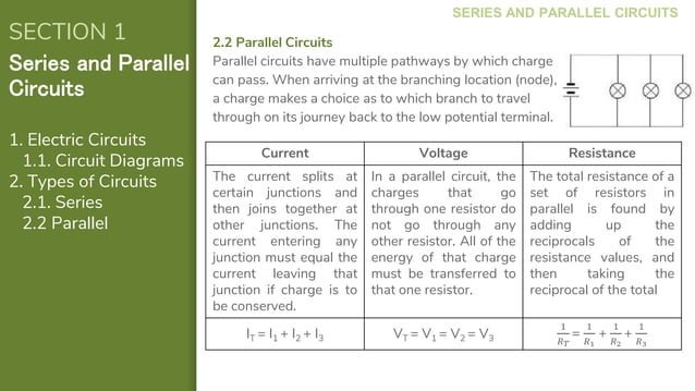 Electric circuits 1 series-parallel | PPTX | Computer Networking | Computing