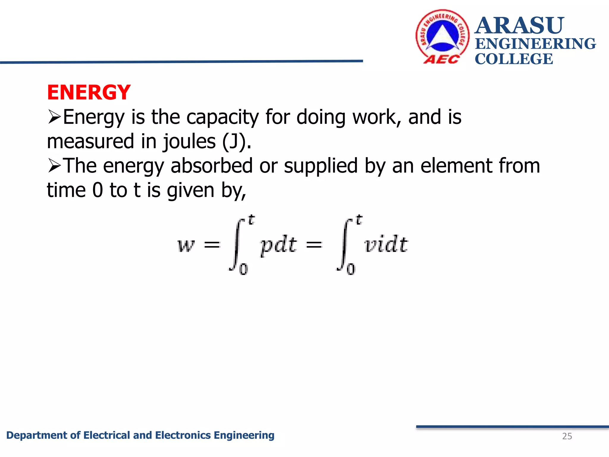 Electric Circuits And Network Theorems Ppt