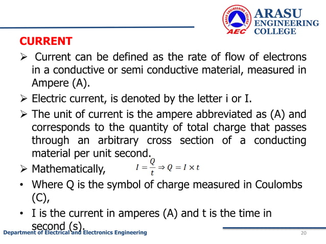 Electric circuits and network theorems | PPT