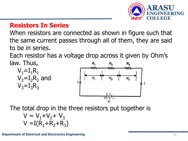 Electric circuits and network theorems | PPT