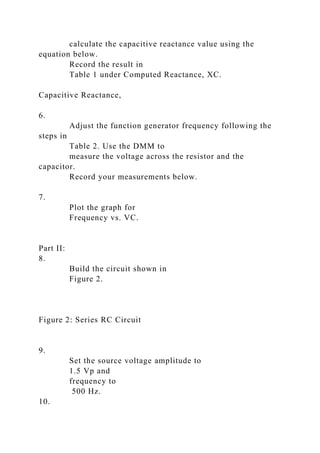 Electric Circuits Lab Series RC Circuits Phase Angle, Phase Lag.docx