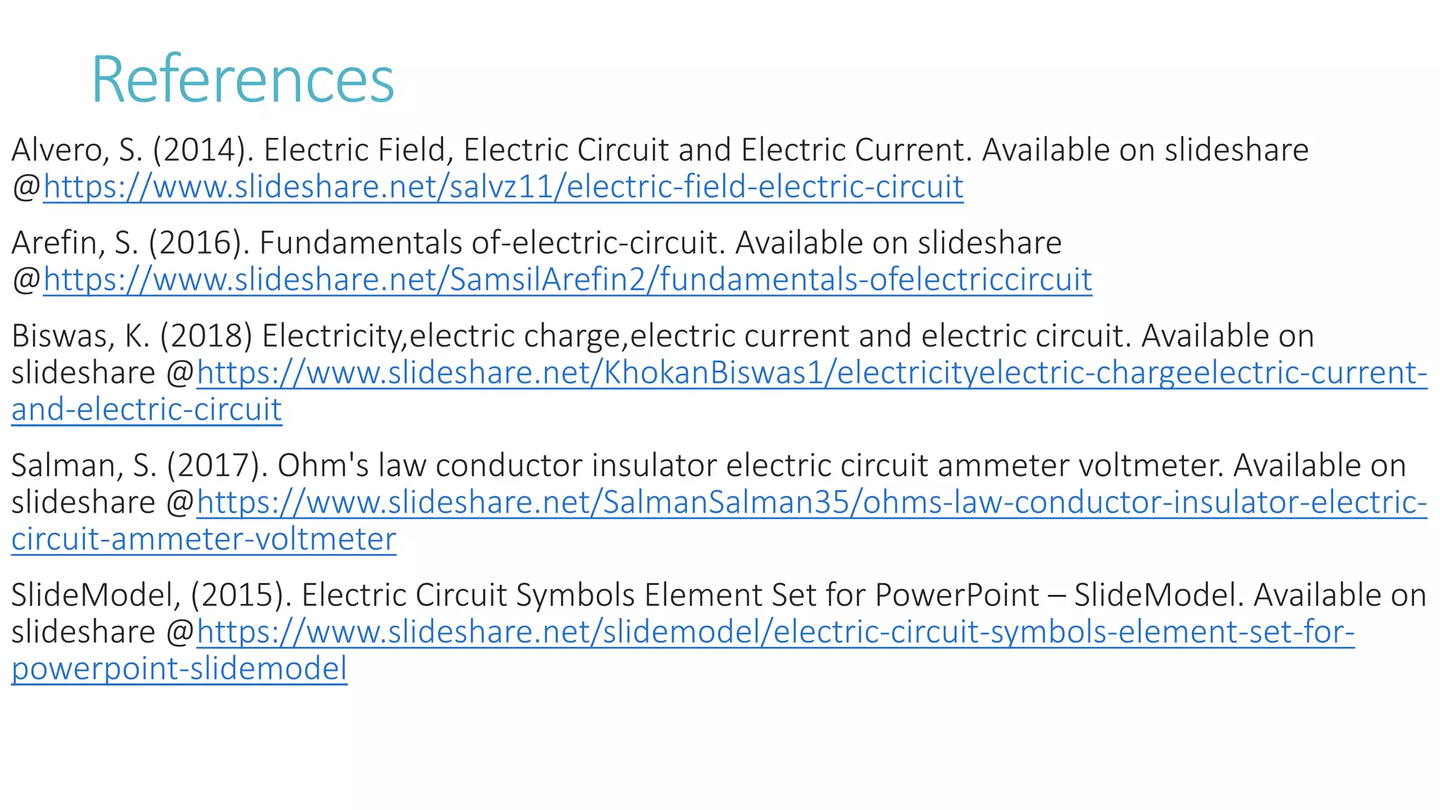 Electric circuits ohms law | PPT