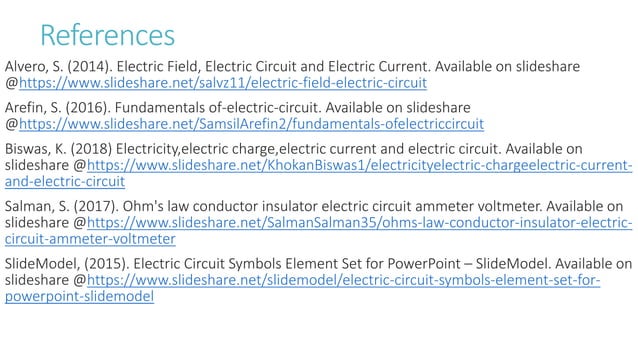 Electric circuits ohms law | PPT