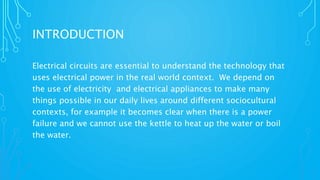 Electric circuits ohms law | PPTX