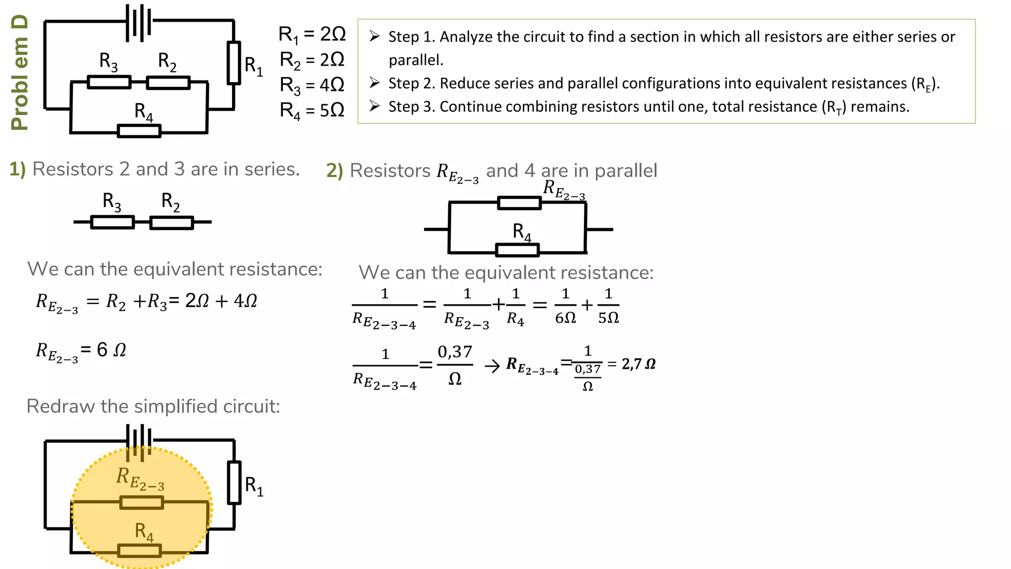 Electric Circuits - Simplifying Circuits SP | PPTX
