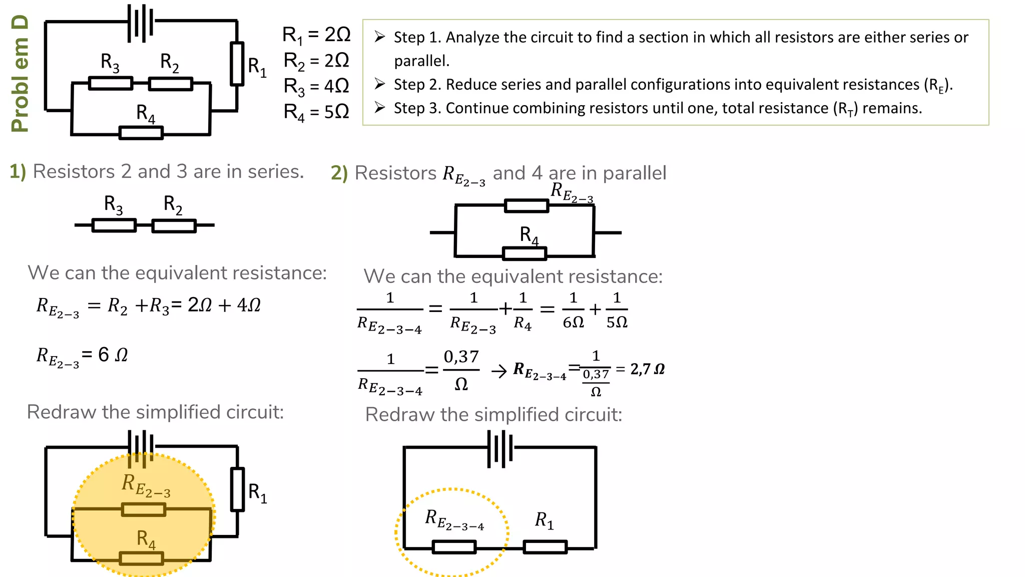 Electric Circuits - Simplifying Circuits SP | PPTX