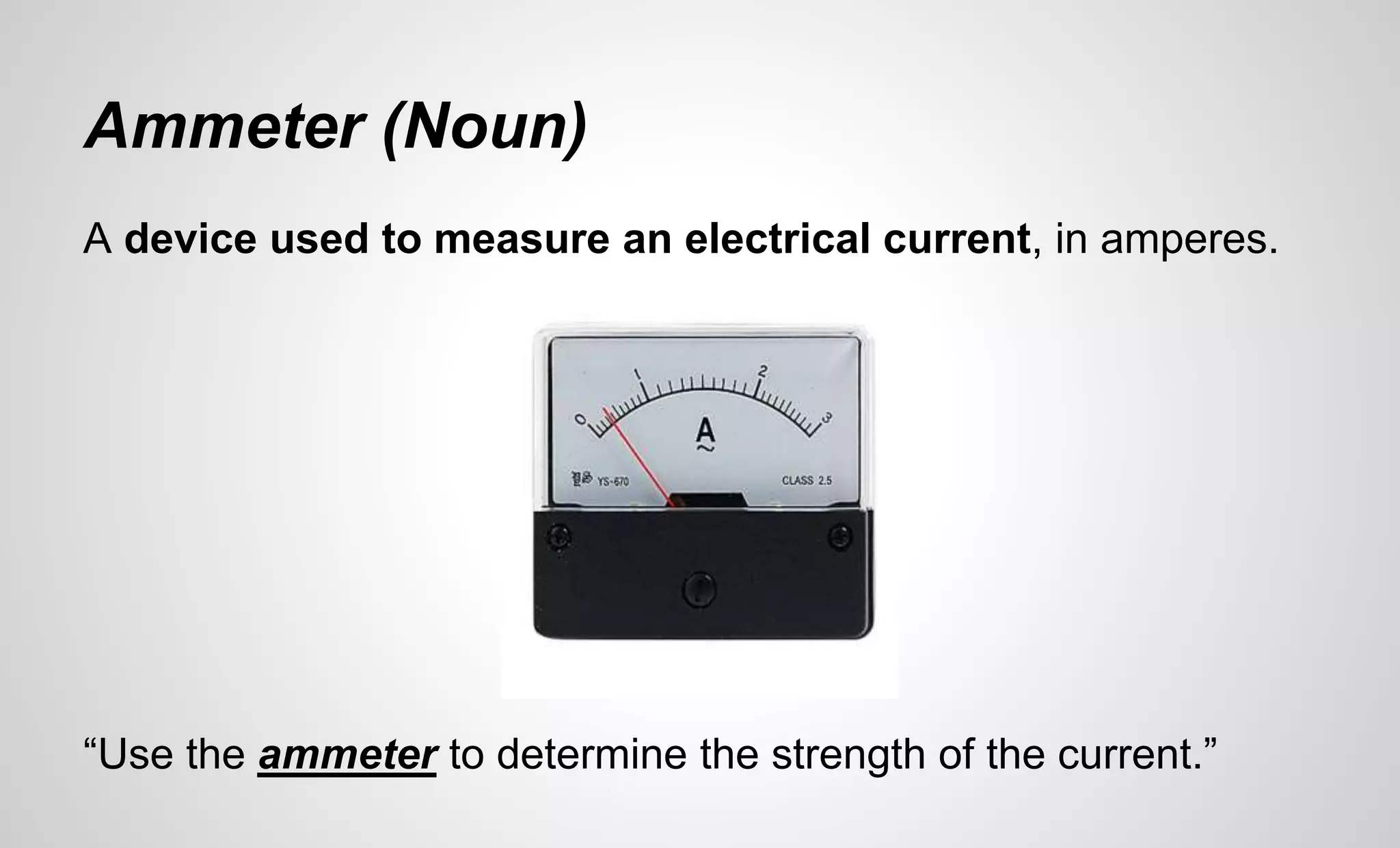 Electric Circuits Vocabulary Cards | PPTX | Chemistry | Science