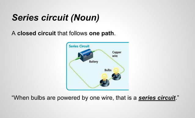Electric Circuits Vocabulary Cards | PPTX | Chemistry | Science