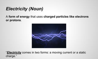 Electric Circuits Vocabulary Cards | PPTX | Chemistry | Science
