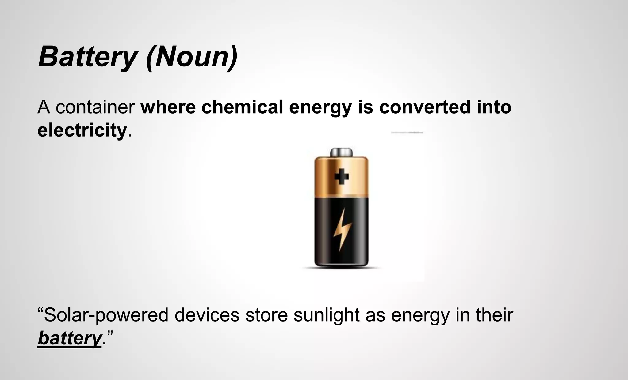 Electric Circuits Vocabulary Cards | PPTX