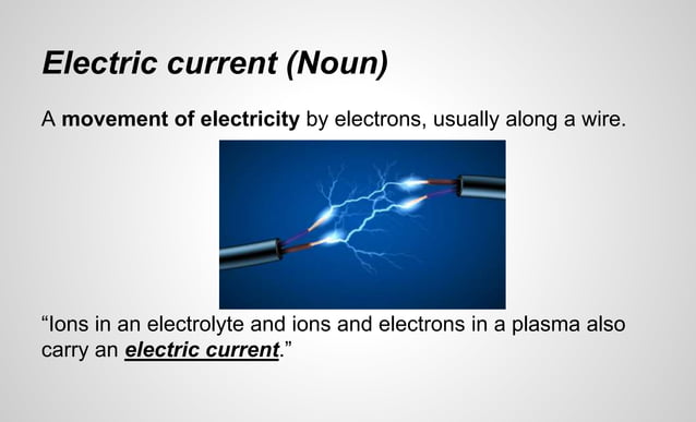 Electric Circuits Vocabulary Cards | PPTX