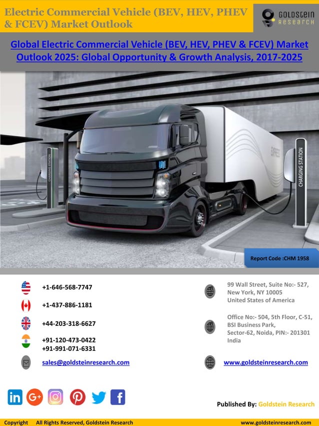 Global Electric Commercial Vehicle (BEV, HEV, PHEV & FCEV) Market Outlook 2025 Sample | PPTX ...