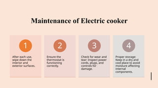 The Fundamentals and Working of Electric cooker | PPTX