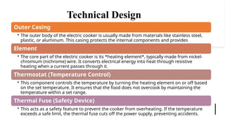 The Fundamentals and Working of Electric cooker | PPTX