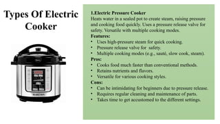 The Fundamentals and Working of Electric cooker | PPTX