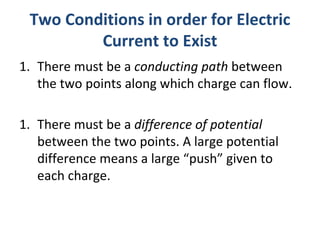 Electric current | PDF