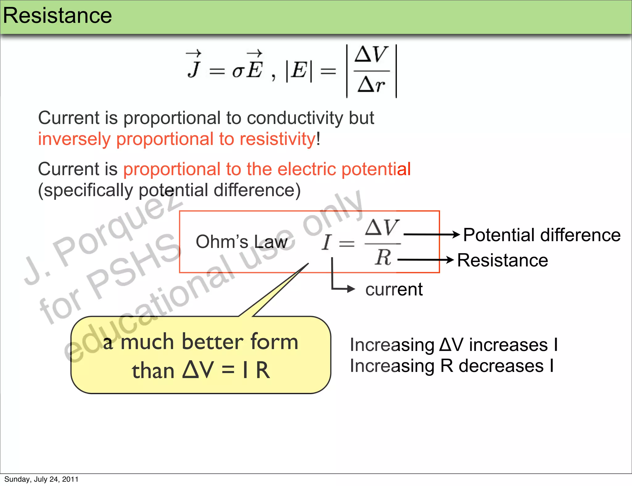 Electric Current | PDF