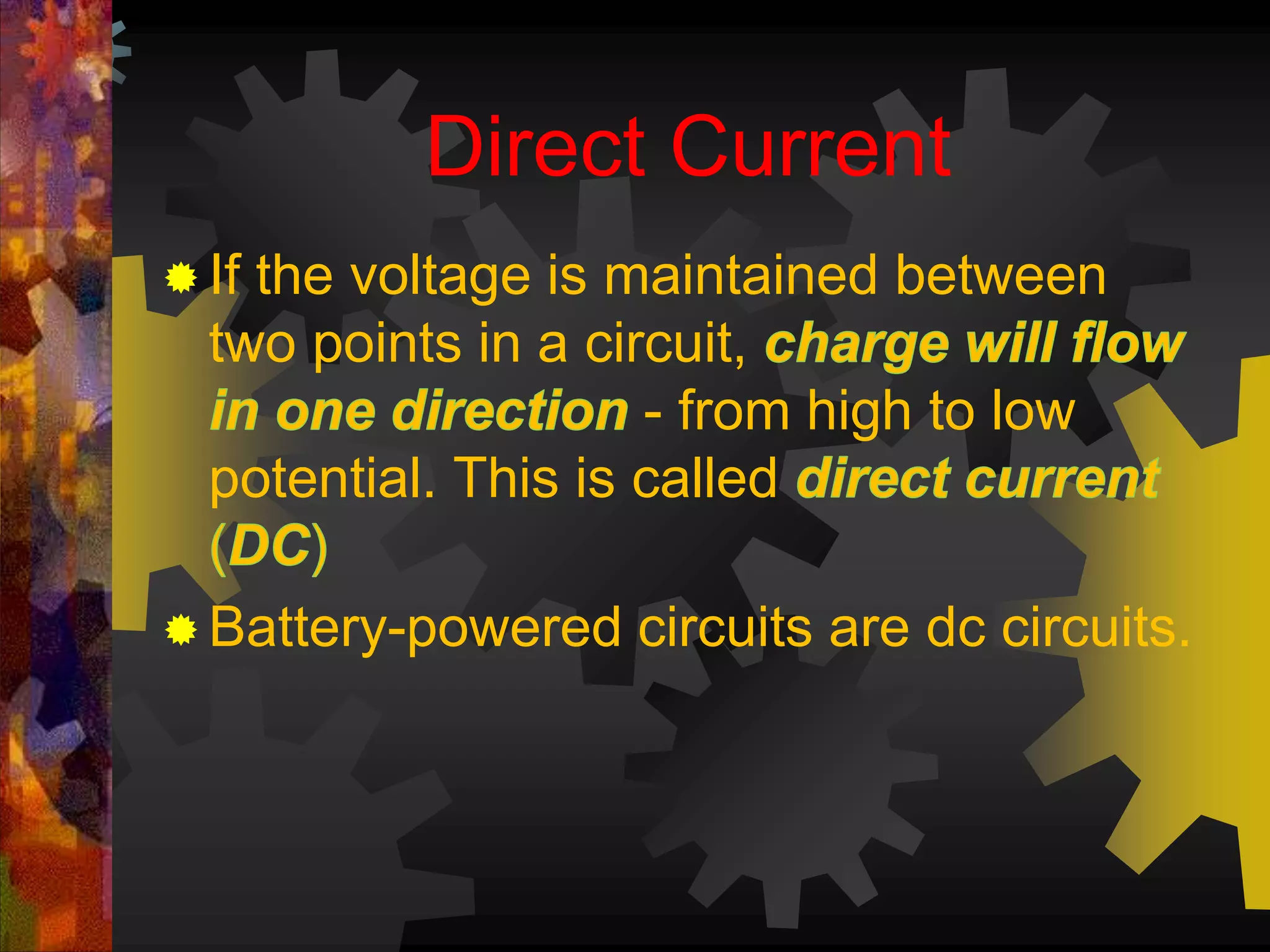 Electric current | PPT