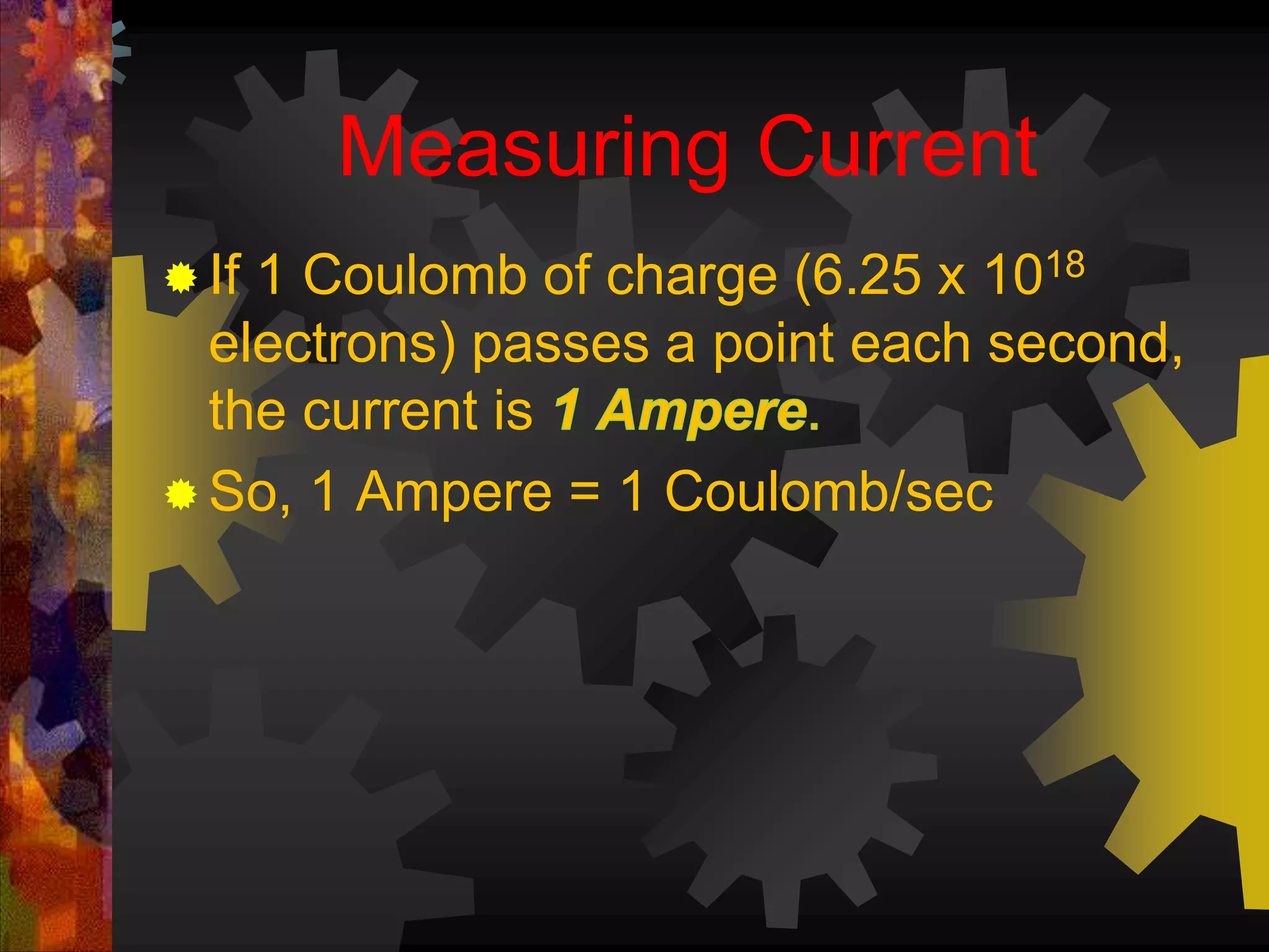 Electric current | PPT