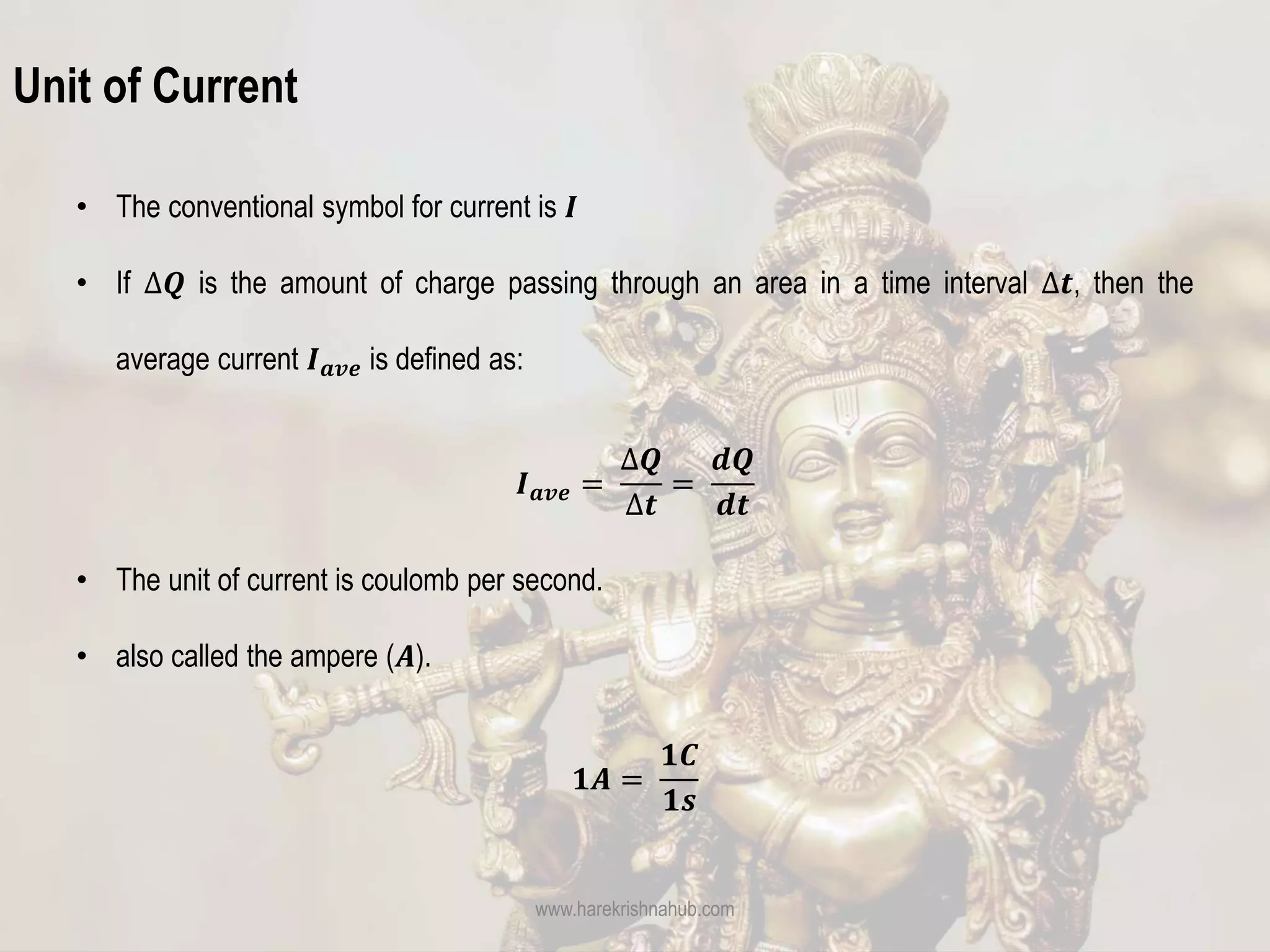 Electric current | PPT