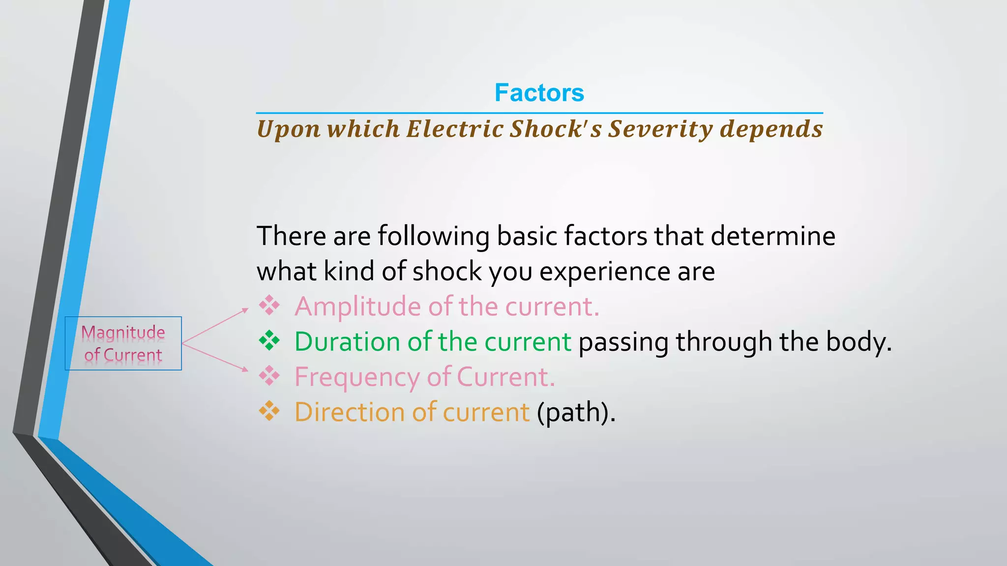 Effects of Electric current on Human Body | PPTX