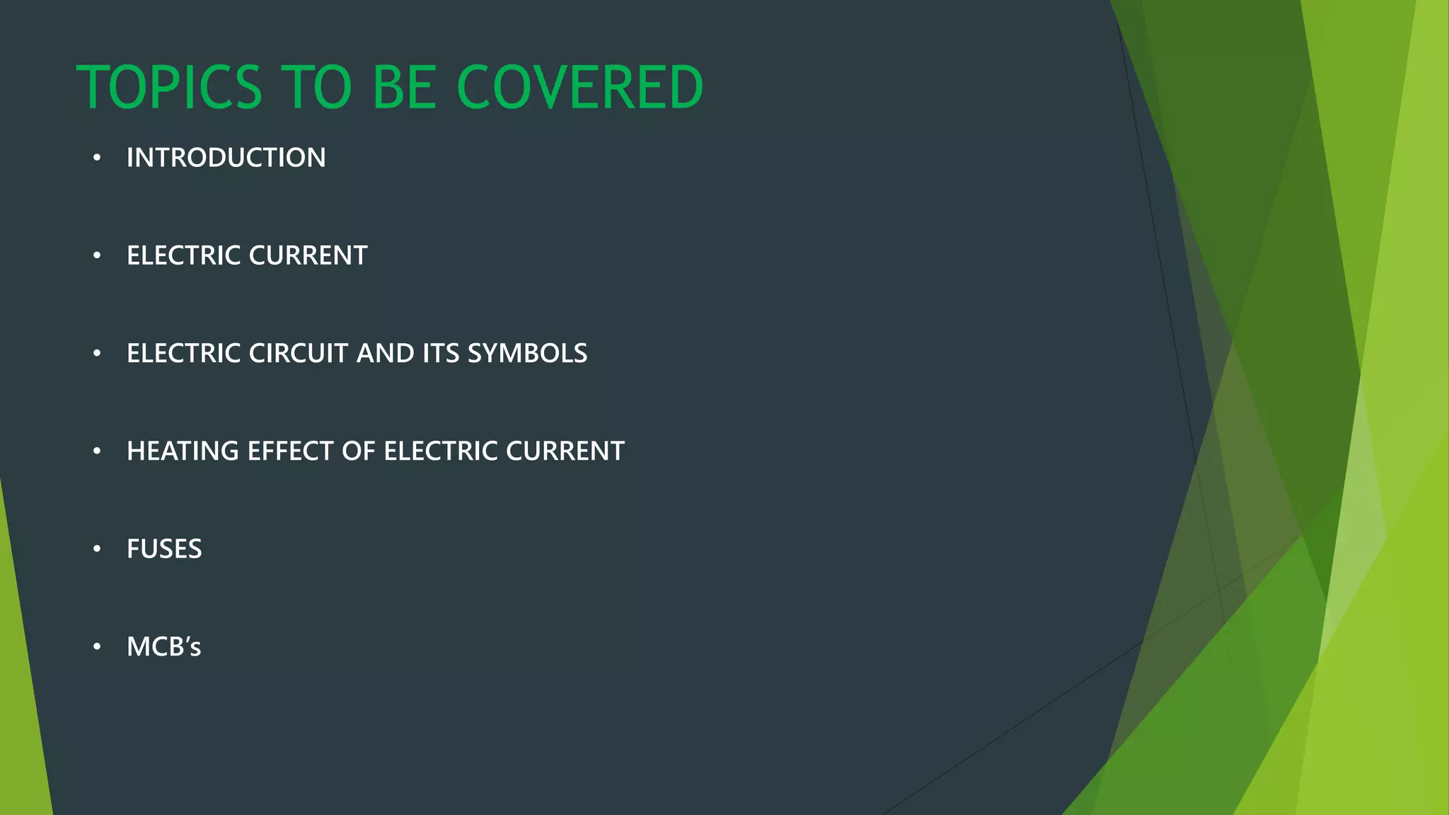 Electric current | PPT