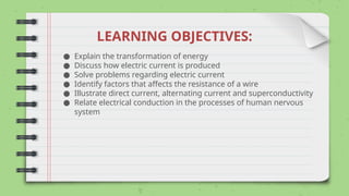 Module in Electric Current-lesson Guideleines pptx | PPT