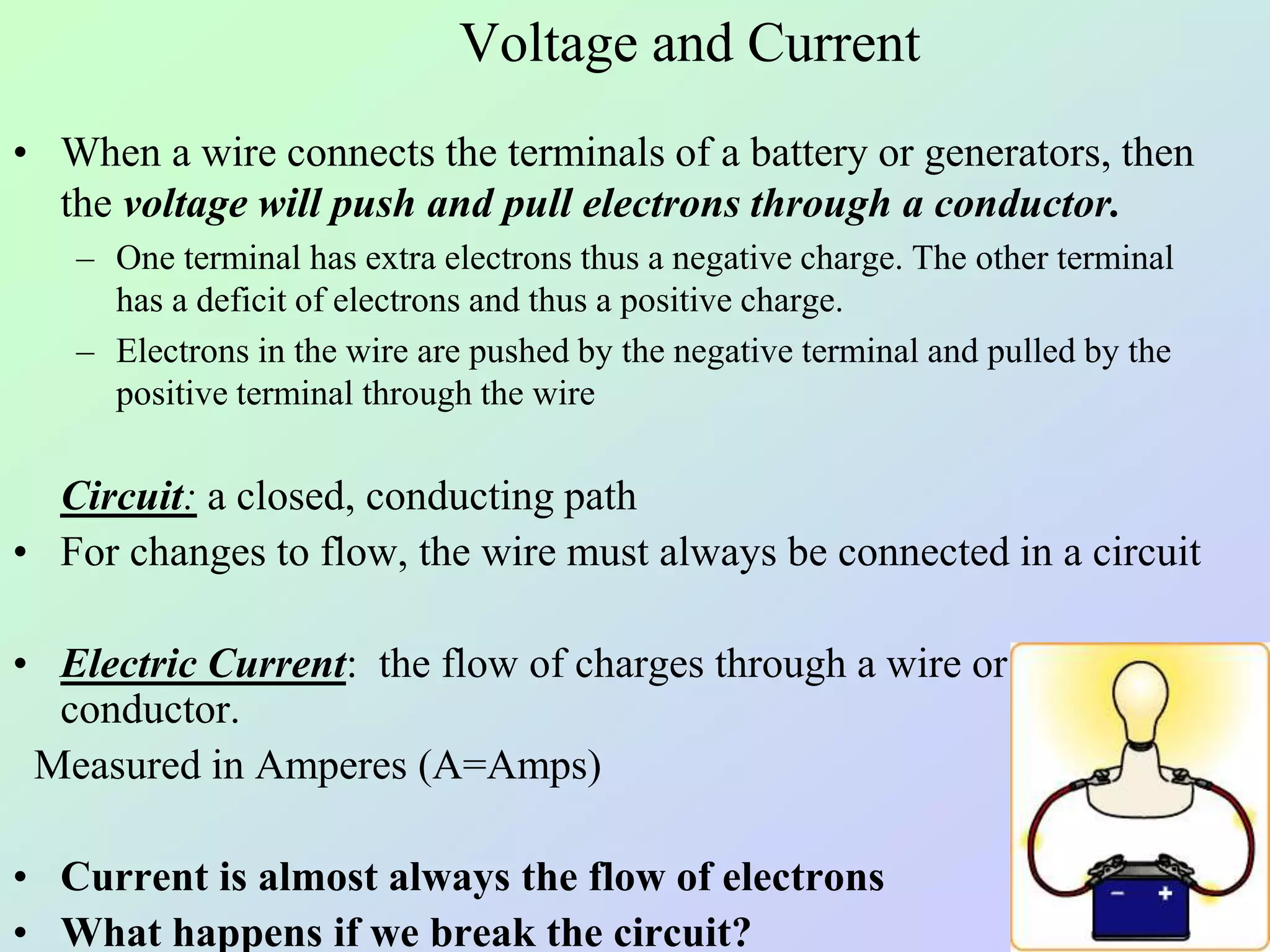 Electric current and circuit | PPTX