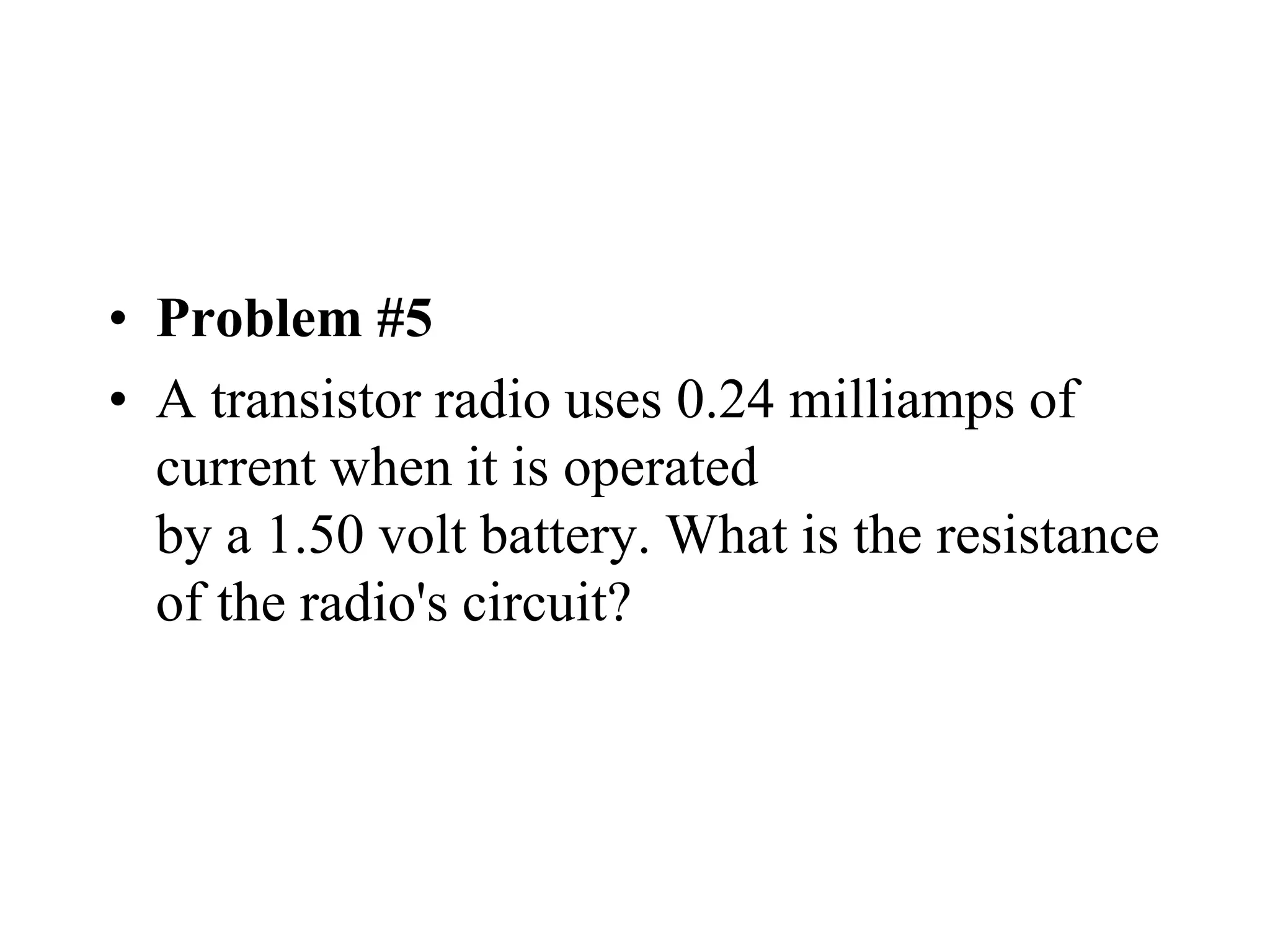 Electric current and circuit | PPTX