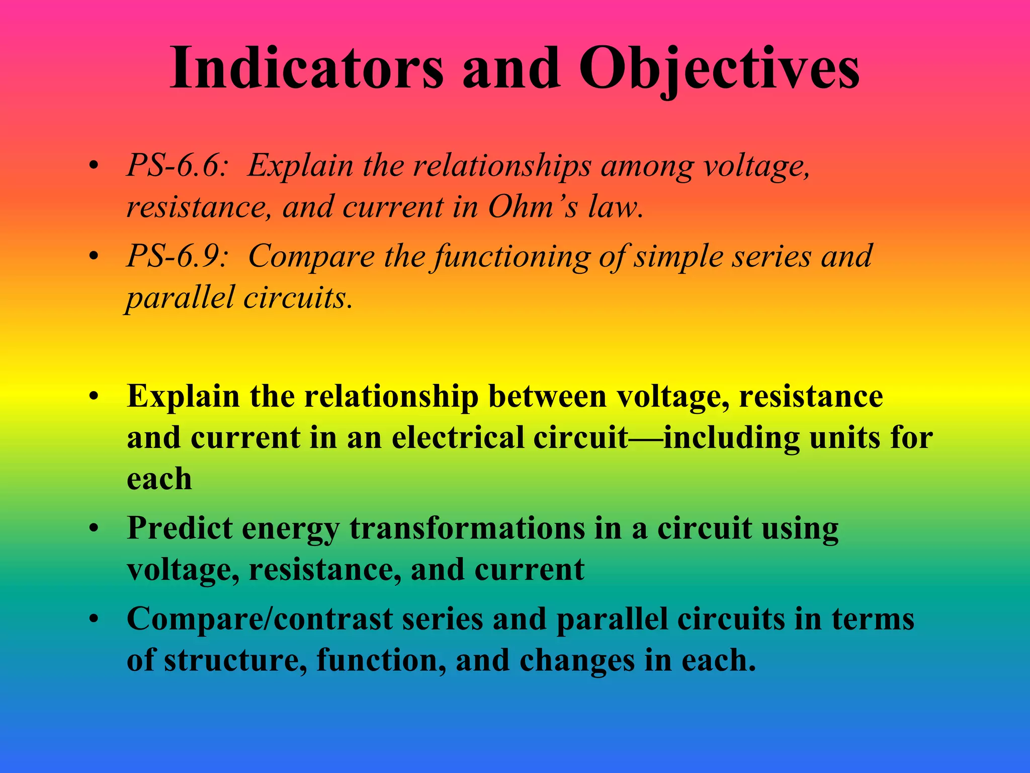 Electric current and circuit | PPTX