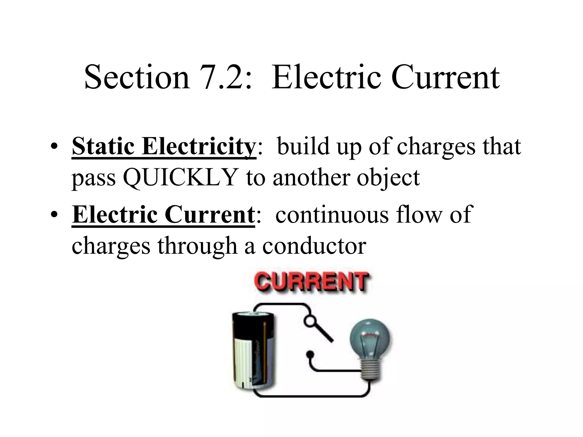Electric current and circuit | PPTX