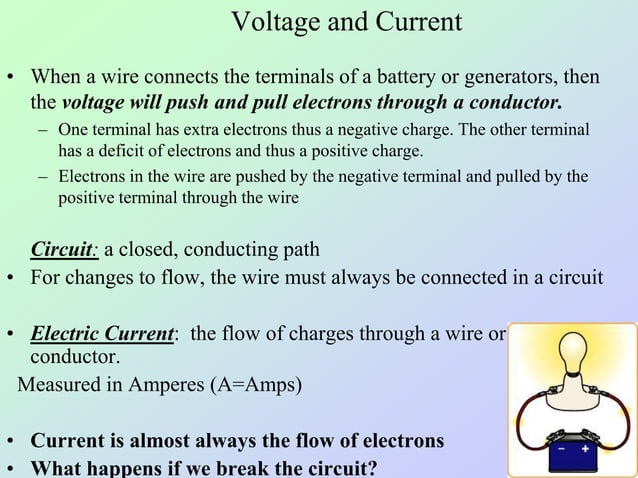 Electric current and circuit | PPTX